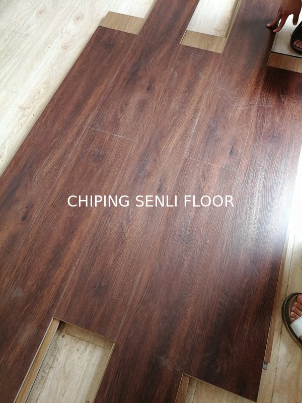 german brands 12mm HDF AC3 small embosed surface laminate flooring