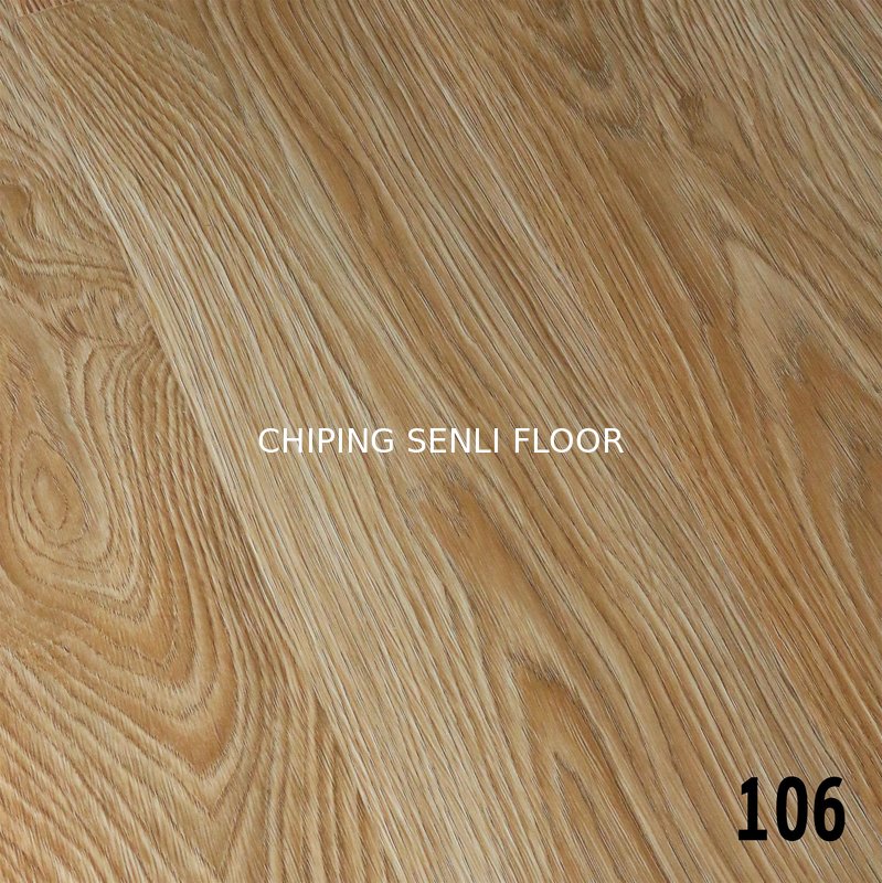 High glossy mould pressing 8mm 12mm AC4 laminated wood flooring with Wax