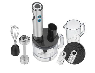 China Stainless Steel Slim Wand Blender Stick Immersion Blender supplier