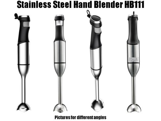 HB111 Stainless Steel Stick Blender With Chooper and Processing Bowl supplier