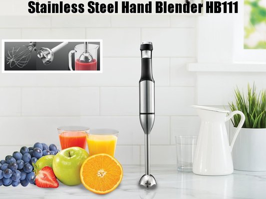 HB111 Stainless Steel Stick Blender With Chooper and Processing Bowl supplier