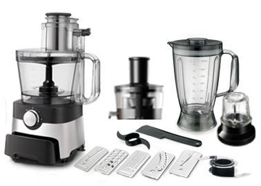 FP403 Multi Electric Food processor With Stainless Steel Blade and Blades Drawer supplier
