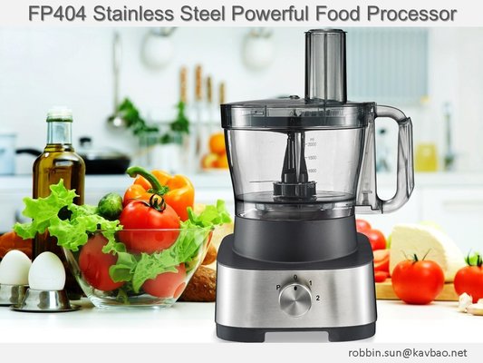 Food Preparation Stainless Steel Food Processor 1000W XL Bowl supplier