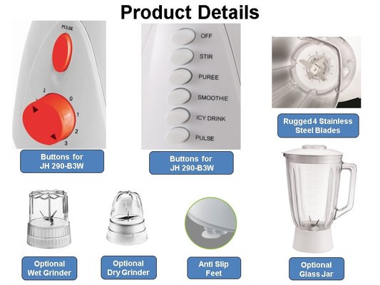 600W Blender JH290-B3 & B4 from Kavbao supplier