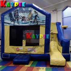 China 5 in 1 Combo,Pirate Bounce with printing ,inflatable bouncer with slide KCB034 supplier