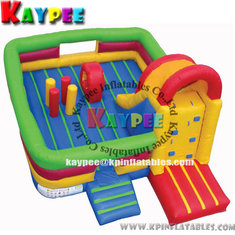 China Fun zone combo for kid ,inflatable combo game, bouncer with slide obstacle KCB035 supplier