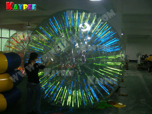 China Fluorescent zorb ball,roller ball shine ball,water game Aqua fun park water zone KZB002 supplier