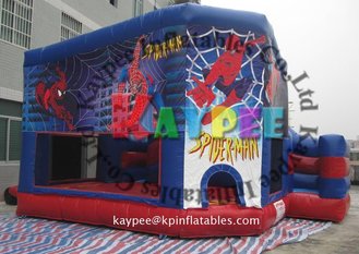 China Spiderman combo ,inflatable combo game,spiderman bouncer with slide obstacle KCB060 supplier