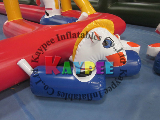 Inflatable pony hop horse racing for adult and kid supplier