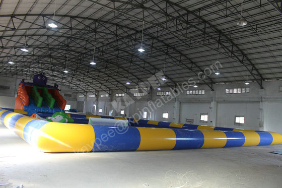 Inflatable slide with pool,inflatable gaint slide,Amusement water Park supplier