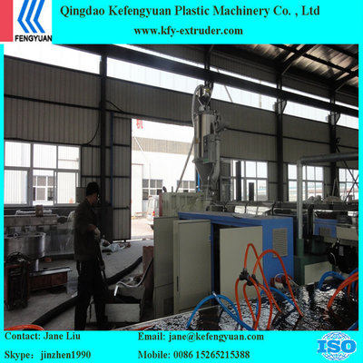 hdpe plastic water drainage sewage steel reinforced winding pipe extruder making machine