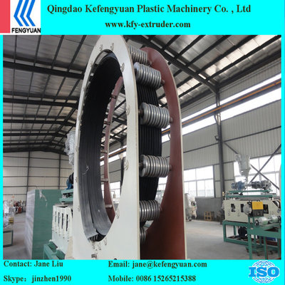 hdpe plastic water drainage sewage steel reinforced winding pipe extruder making machine