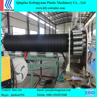 hdpe plastic water drainage sewage steel reinforced winding pipe extruder making machine