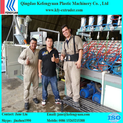 2400mm HDPE Spiral type winding corrugated appearance drainage pipe making machine