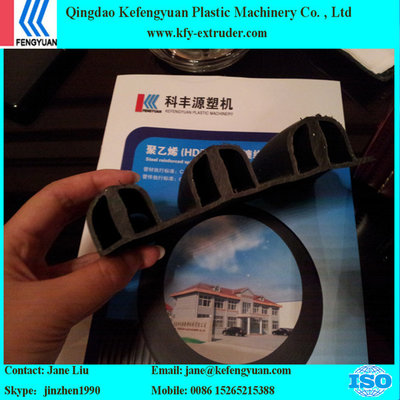 2400mm HDPE Spiral type winding corrugated appearance drainage pipe making machine