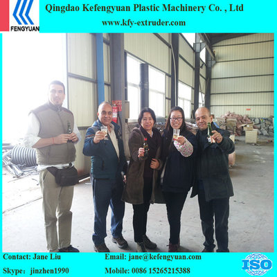 2400mm HDPE Spiral type winding corrugated appearance drainage pipe making machine