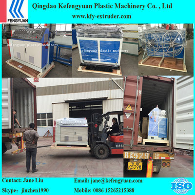 PE/PVC/PP/PA Cable Protection Single Wall Corrugated Pipe Production Line