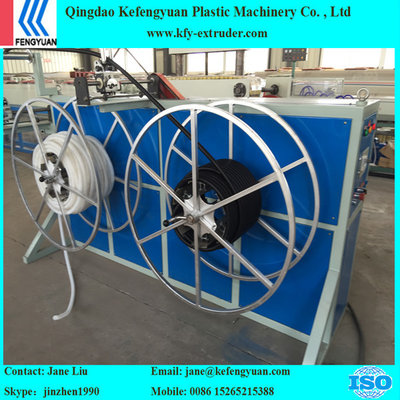 PE/PVC/PP/PA Cable Protection Single Wall Corrugated Pipe Production Line