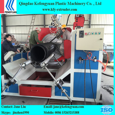 HDPE new type Krah pipe with corrugated pipe inside or with plain pipe inside production line