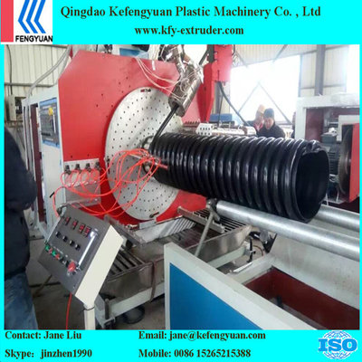 HDPE new type Krah pipe with corrugated pipe inside or with plain pipe inside production line