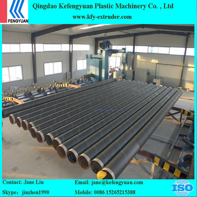 3LPE three layers steel pipe FBE spray anticorrosion coating line