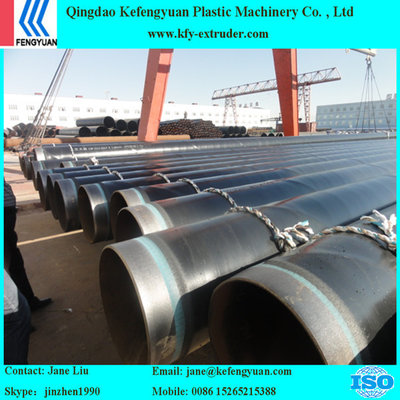3LPE three layers steel pipe FBE spray anticorrosion coating line
