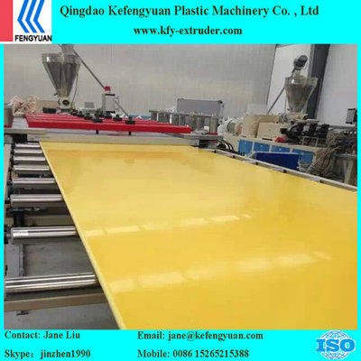 PVC/PE WPC crust foam board and outside door decoration wpc product making machine