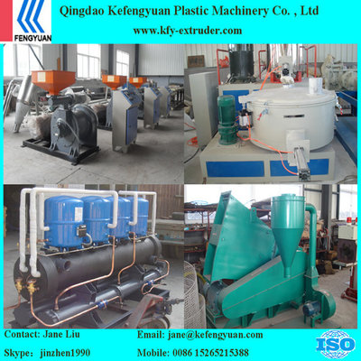 PVC/PE WPC crust foam board and outside door decoration wpc product making machine