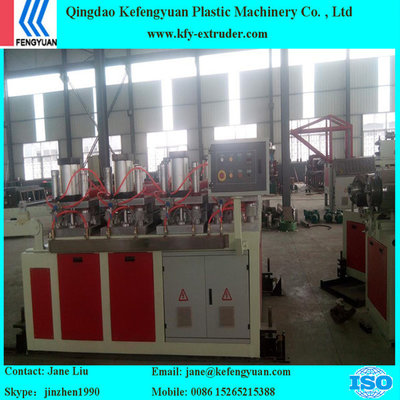 PVC/PE WPC crust foam board and outside door decoration wpc product making machine
