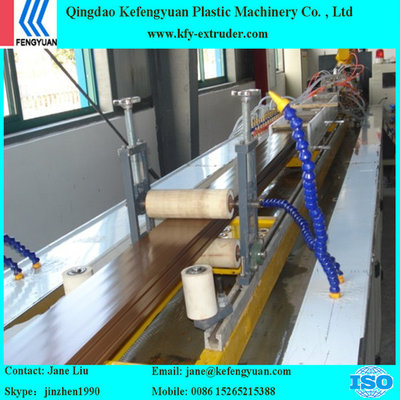 PE outdoor decoration WPC(wood plastic composite) profile production line
