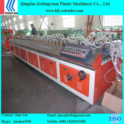 PE outdoor decoration WPC(wood plastic composite) profile production line