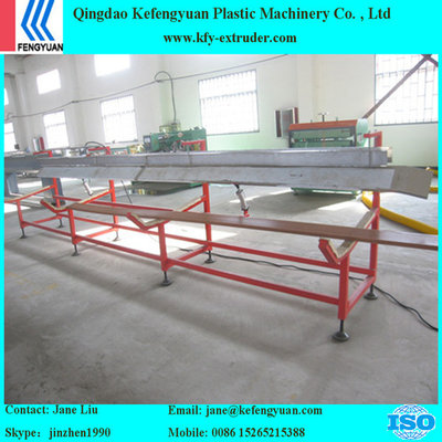 PE outdoor decoration WPC(wood plastic composite) profile production line