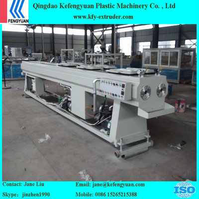 PVC double outlet electric conduit pipe making machine manufacture in Qingdao