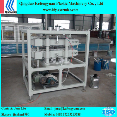 PVC double outlet electric conduit pipe making machine manufacture in Qingdao
