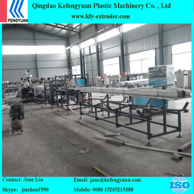 PVC double outlet electric conduit pipe making machine manufacture in Qingdao