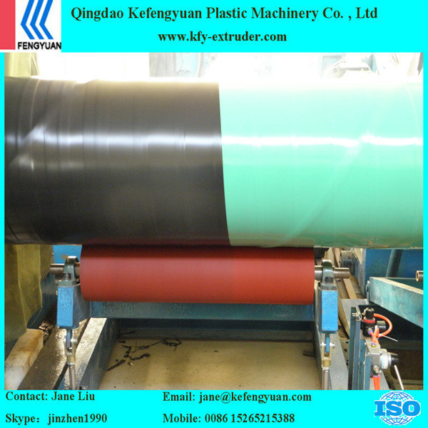 3LPE three layers steel pipe FBE spray anticorrosion coating line
