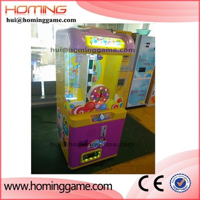 2016 best coin operated prize machines / small candy vending prize game machine(hui@hominggame.com)