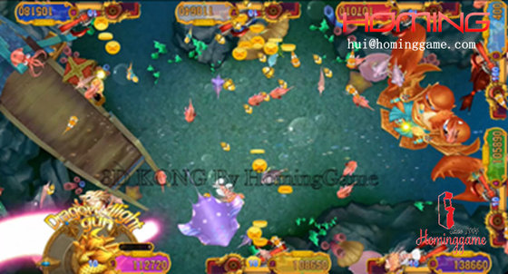 2018 IGS New 2 IN 1 Link Jackpot Fishing Game Ocean War VS Sky War Fish Table Games Machine