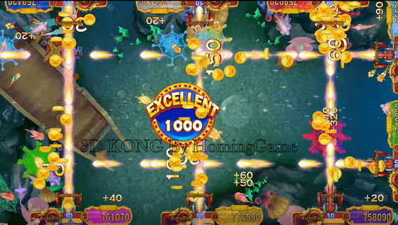 2018 IGS New 2 IN 1 Link Jackpot Fishing Game Ocean War VS Sky War Fish Table Games Machine