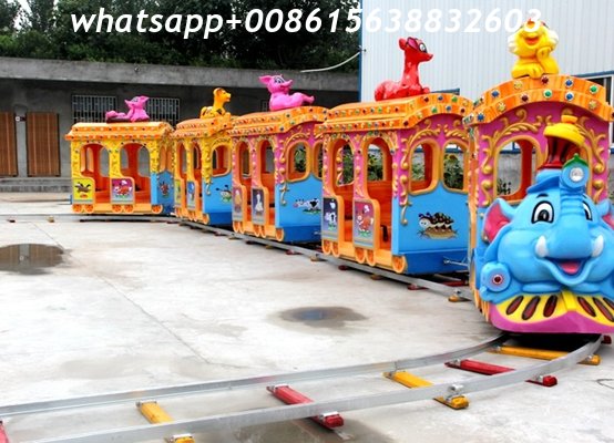 elephant mini track train electric outdoor amusement park ride elephant train for sale