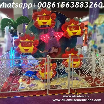Mini fairground rides ferris wheel with trailer mounted carnival rides for sale