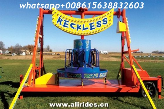 The Reckless Ride Carnival Ride trailer mount amusement rides for sale