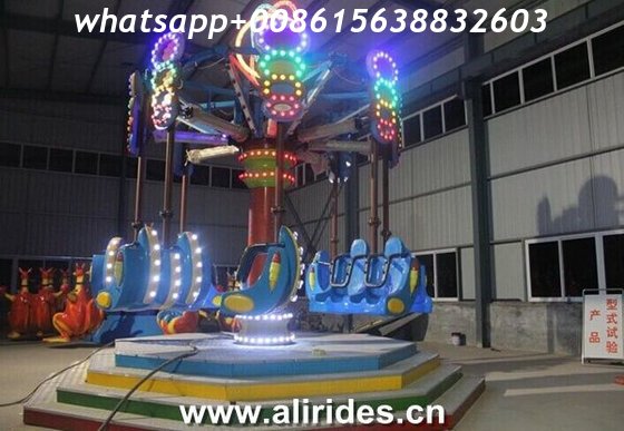 trailer mounted airborne shot Portable Rides Mobile Rides Amusement Rides on Trailer