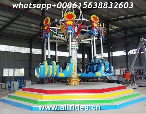 trailer mounted airborne shot Portable Rides Mobile Rides Amusement Rides on Trailer