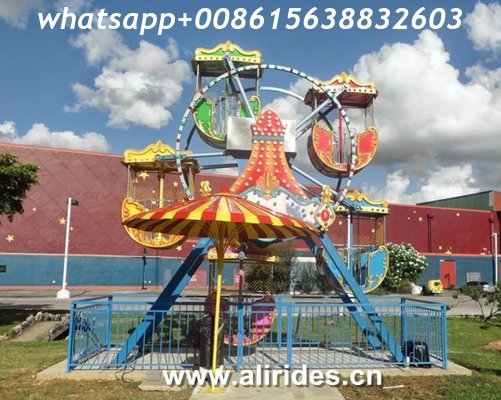 Christmas mini ferris wheel for shopping mall amusement rides for sale kiddy ride