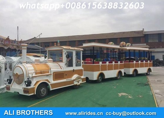 china amusement rides trackless train/diesel trackless train for amusement park/india tourist train