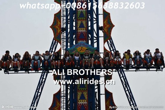 Mechanical amusement jumping frog rides/Fiberglass ride amusement jumping frog/park popular sky drop
