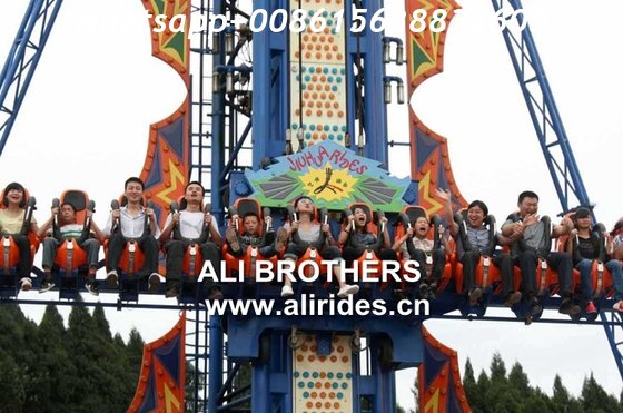 Mechanical amusement jumping frog rides/Fiberglass ride amusement jumping frog/park popular sky drop