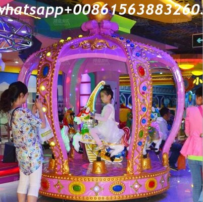 kids amusement rides royal crown carousel horse ride for sale