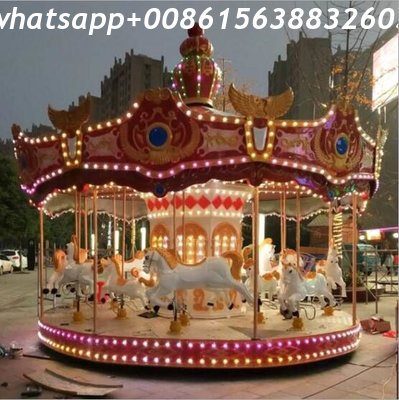 christmas carousel high-quality hot-selling carousel horse for sale kids merry go round animal horse